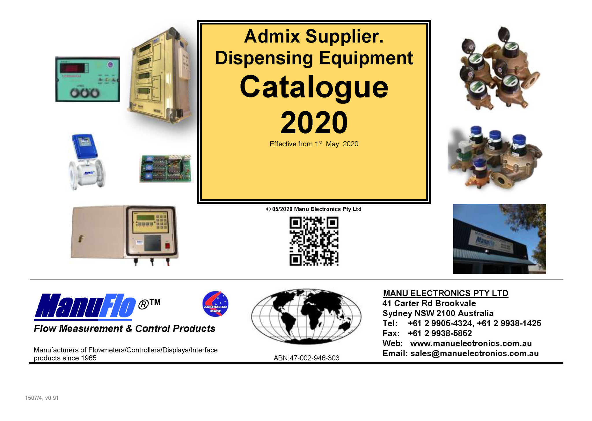 Chemical Admixture Measurement Guides by ManuFlo